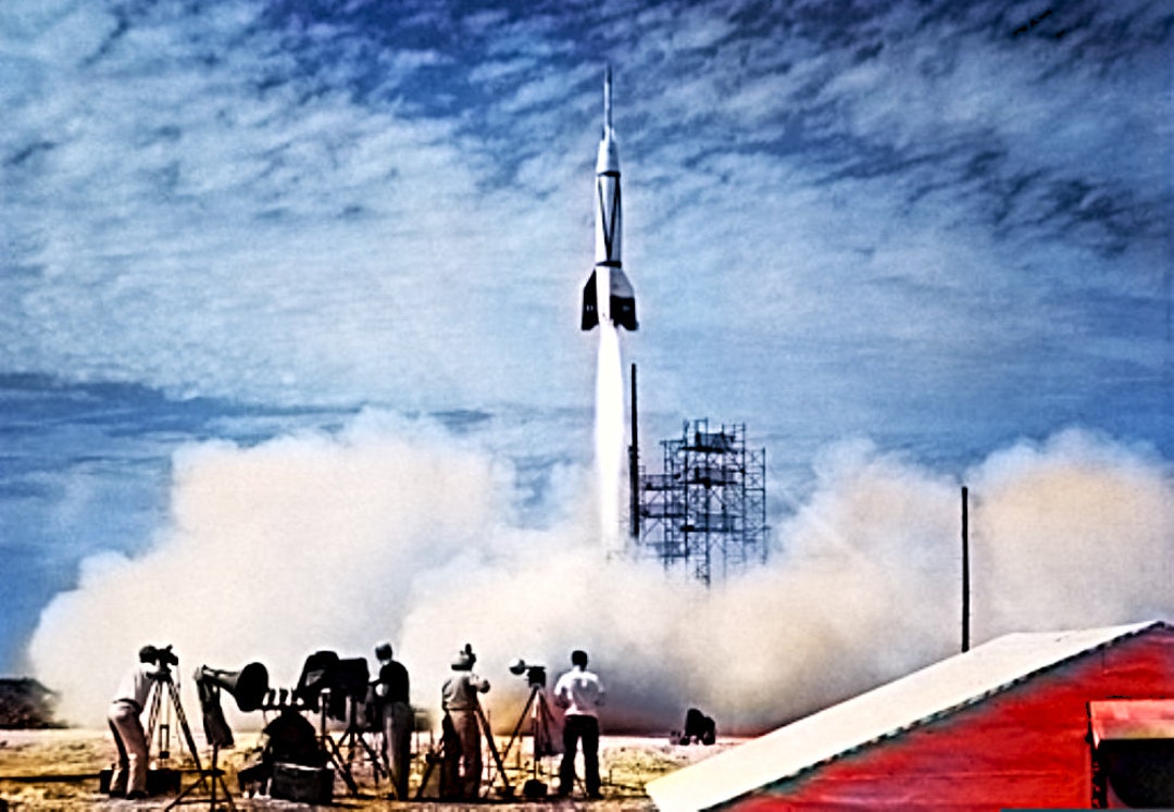BUMPER V-2 First ROCKET Launch Cape Canaveral Photo Magnet 3