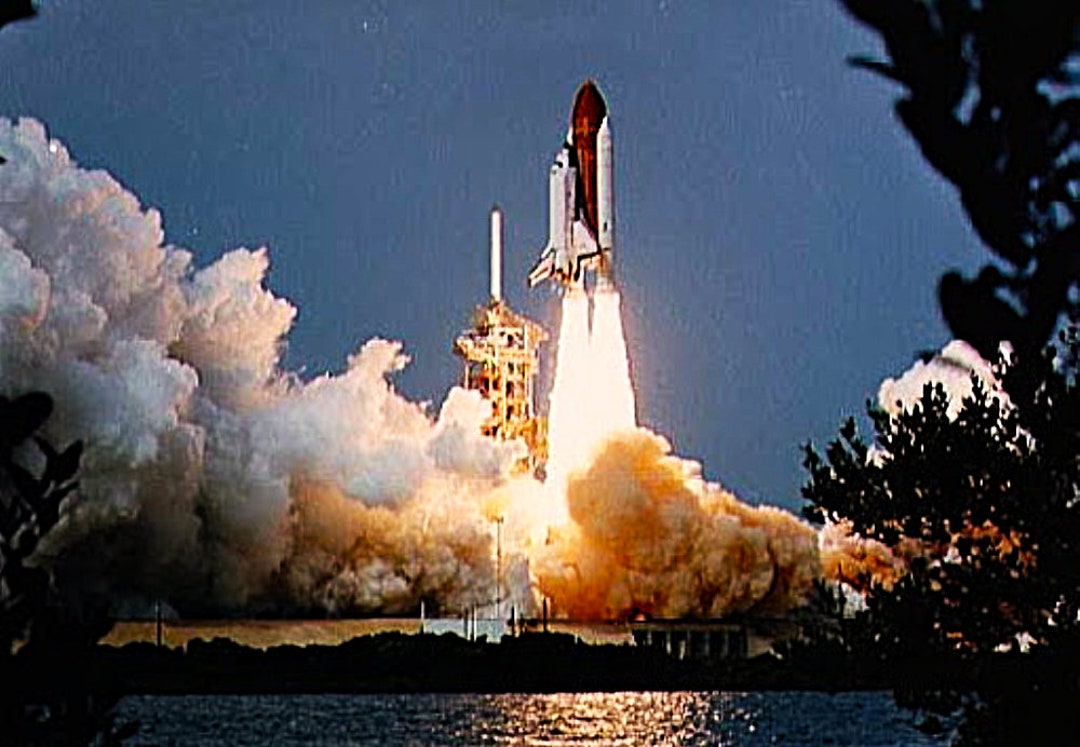SPACE SHUTTLE COLUMBIA Launch Sts-9 Mission Photo Magnet 3"x5" - Etsy