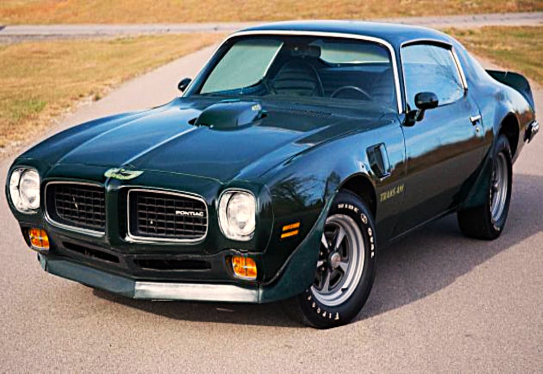 JOHN WAYNE Brewster Green 1973 Mcq Trans Am Photo Magnet 3"x5" - Etsy