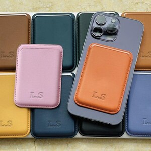 Personalized Magsafe Wallet, Custom Magsafe Wallet, Monogram Magsafe ...