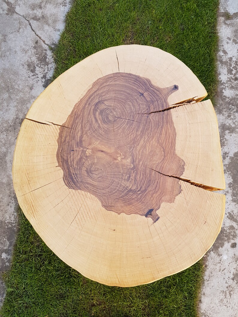 Rustic Ash Wood Coffee Table - Etsy