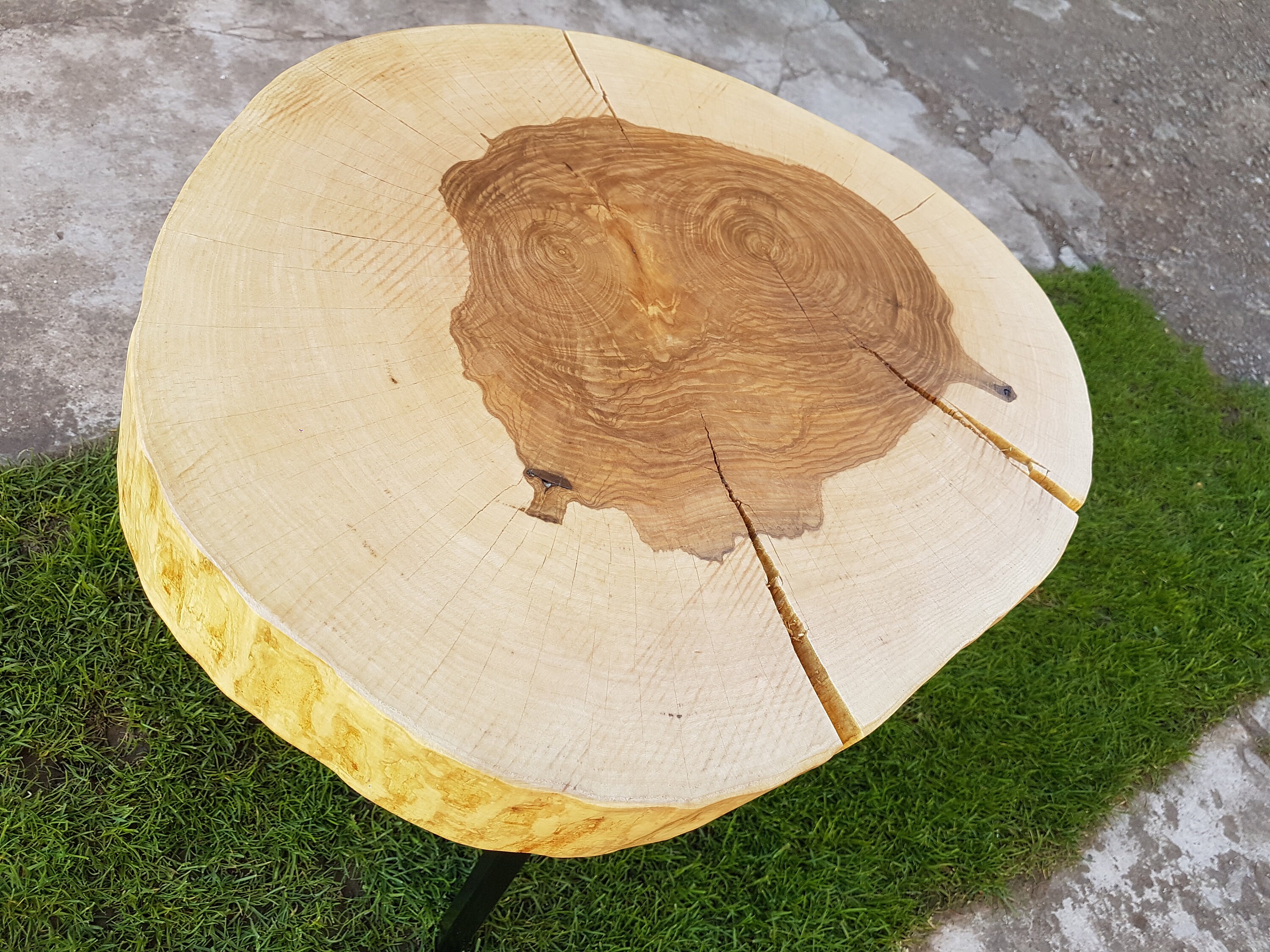 Rustic Ash Wood Coffee Table - Etsy