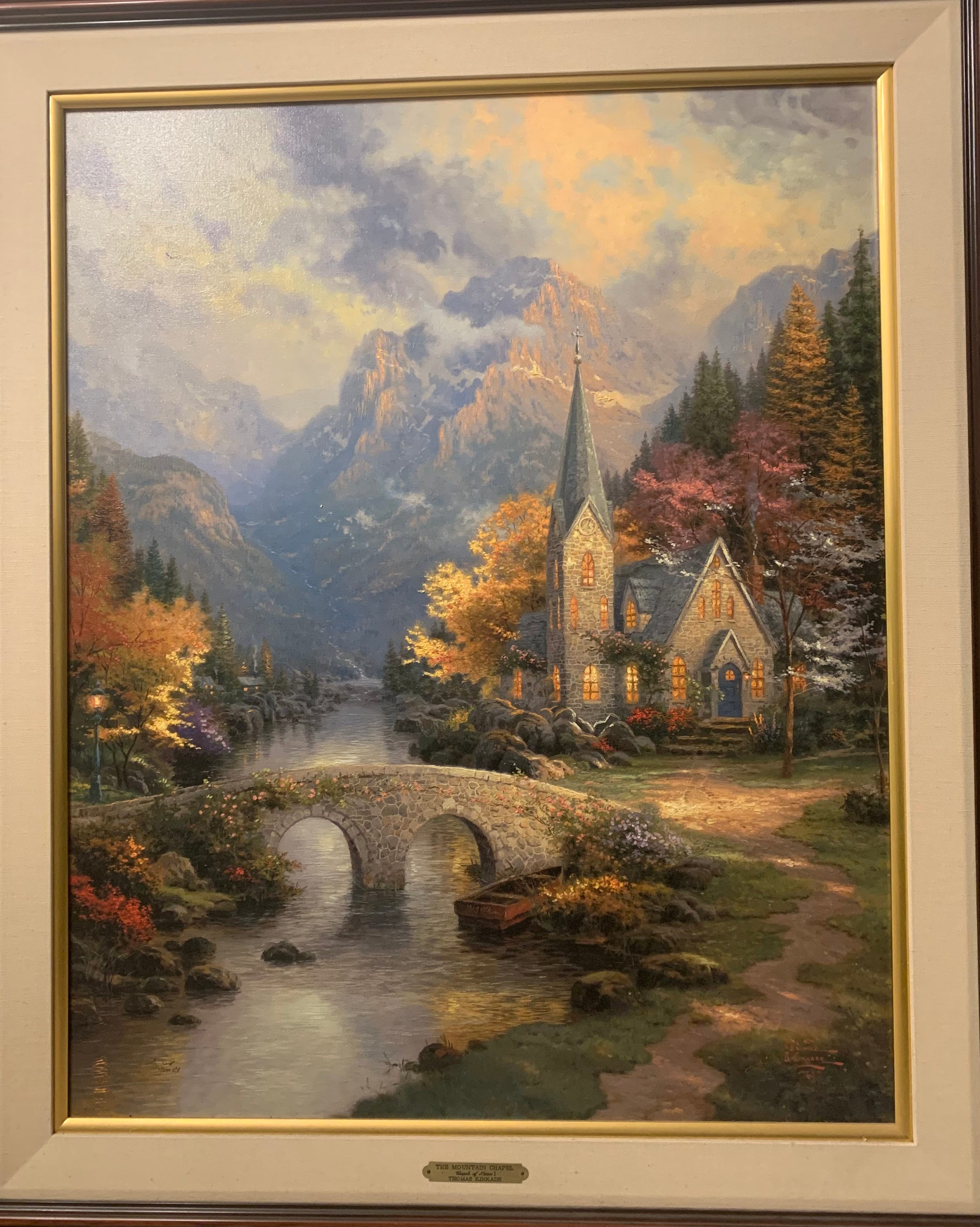 For Sale Thomas Kinkade Artwork A Studio Proof Limited Edition Canvas ...