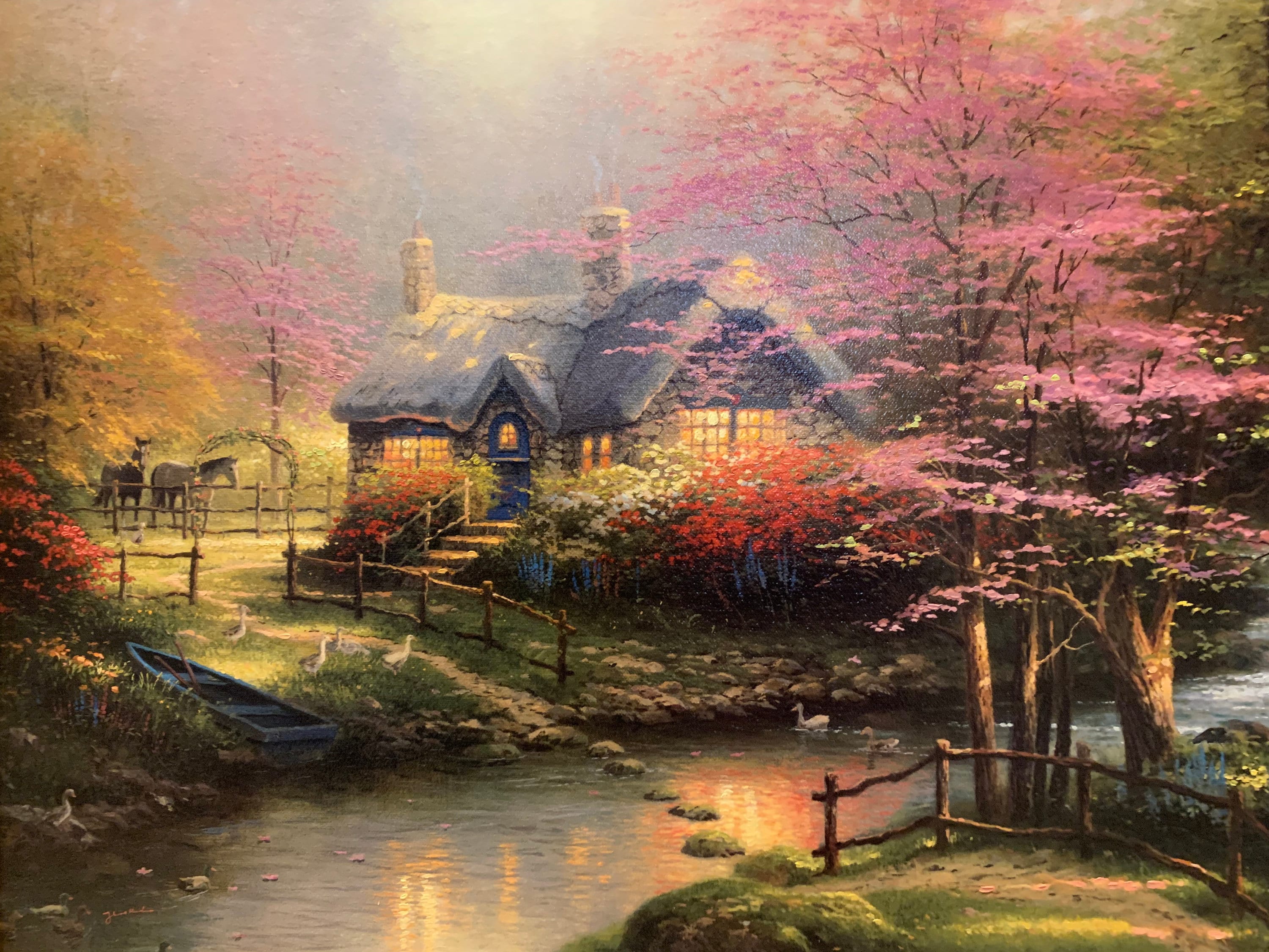 For Sale Thomas Kinkade Artwork - A Studio Proof Limited Edition Canvas ...