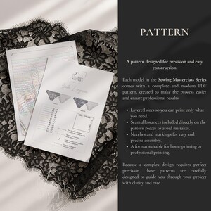 Isida Lingerie PDF Sewing Pattern: Bralette & Tanga Masterclass (EU ...