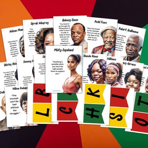 Black History Posters, Bulletin Board Display, Black History Decor ...