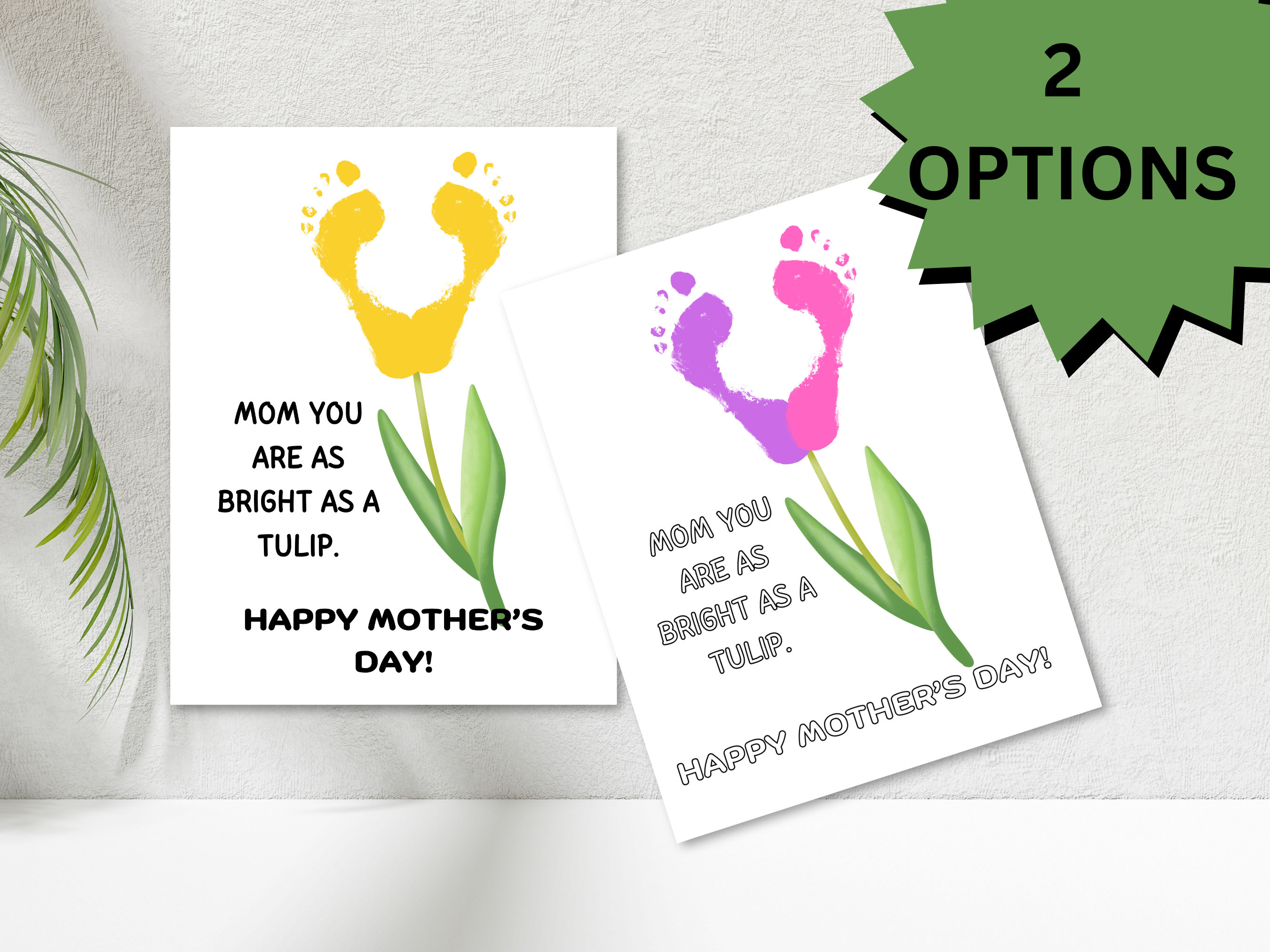 Mother's Day Footprint Handprint Art, Mommy Handprint Art, Kids Baby ...