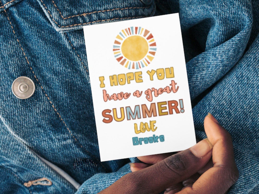 End of School Year Tags, Sun Gift Tags, Teacher Thank You, Last Day of ...