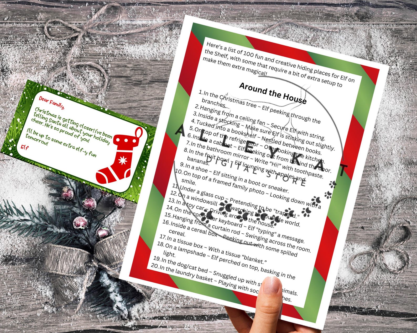 Printable Elf Arrival Letter, Return Letter, Elf Daily Letters, Elf ...