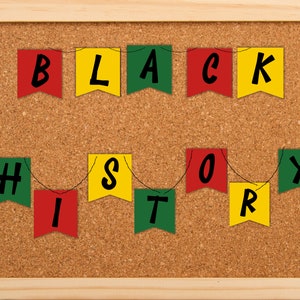Black History Posters, Bulletin Board Display, Black History Decor ...
