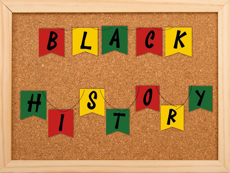Black History Posters, Bulletin Board Display, Black History Decor ...