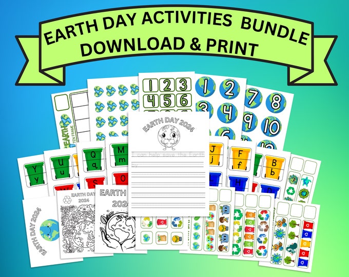 Earth Day the 3 Rs, Preschool Worksheet, Preschool Printable ...