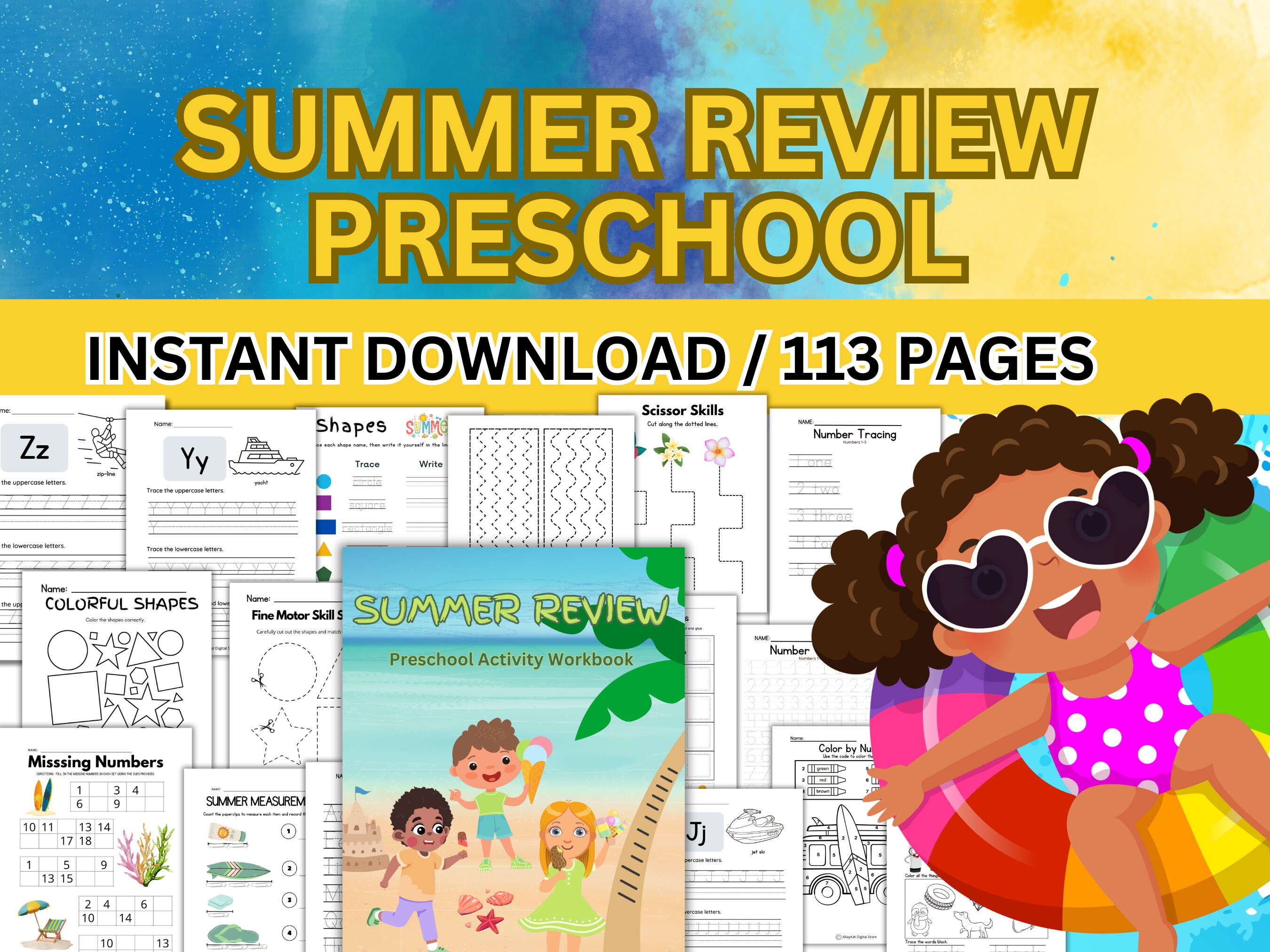 Pre K Summer Curriculum, Preschool Curriculum Lesson Plan, Summer ...