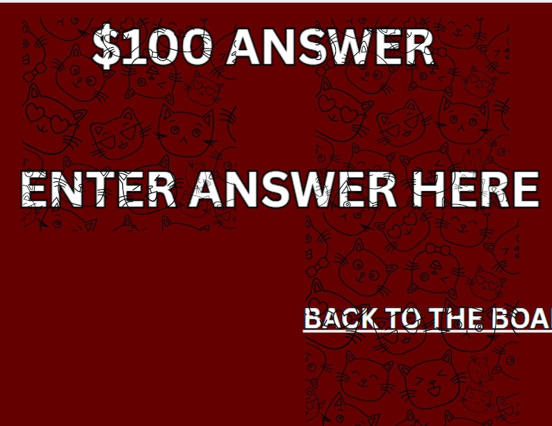 Editable Trivia Game Template | Canva Game Board With 6 Categories ...