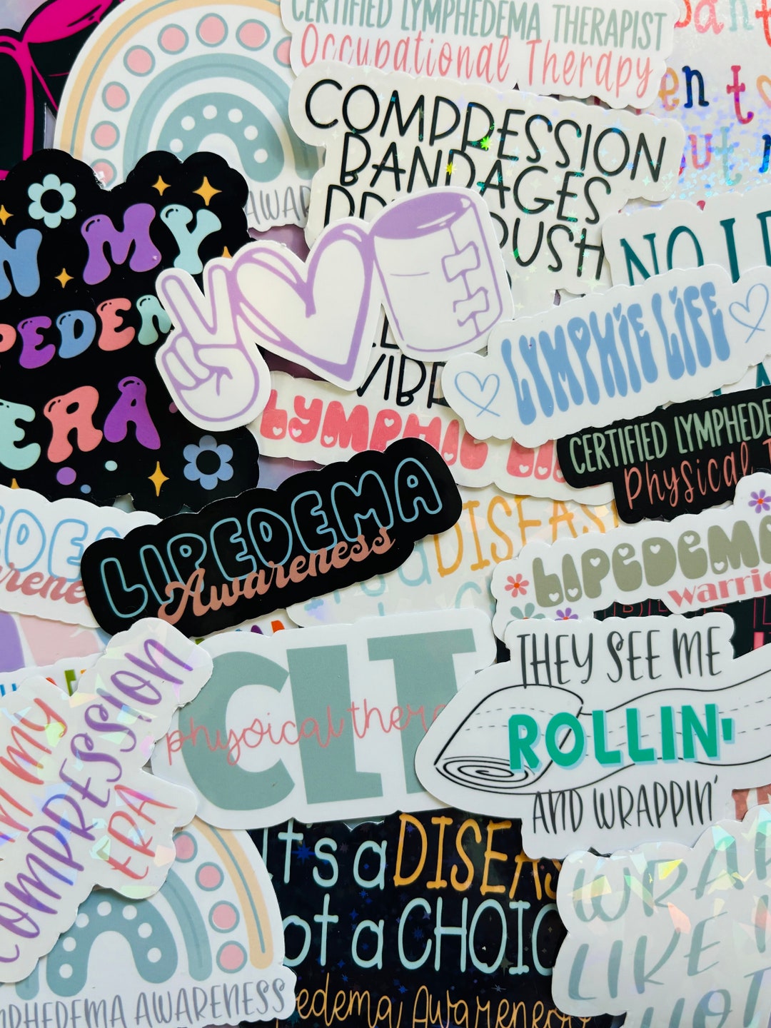 Lymphedema Lipedema Sticker Pack - Etsy