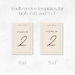 Wedding Table Number Template - Boho, Western Aesthetic - Editable ...