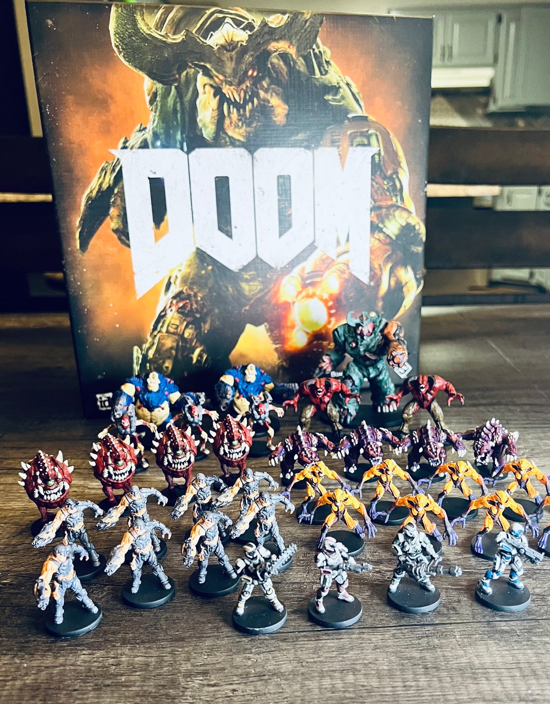 Painting Commission Doom - Tabletop Game Miniatures, Board Game Pieces ...