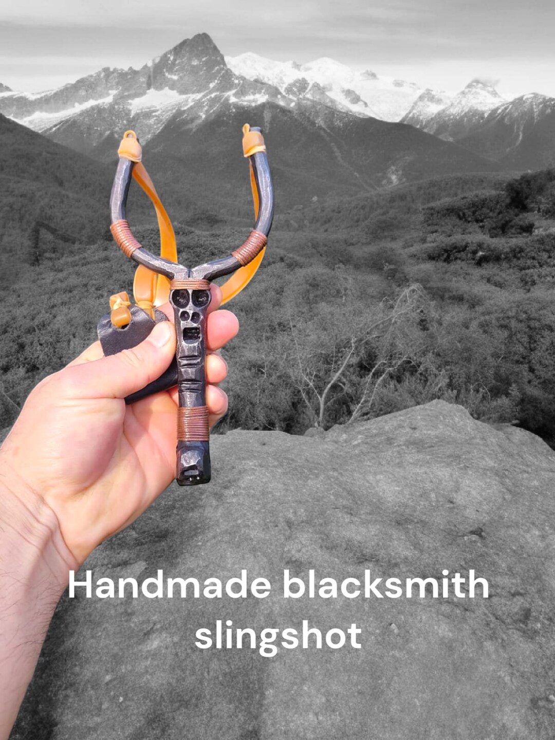 Handmade Slingshot Handcrafted Solid Steel Slingshots Feel the Power ...