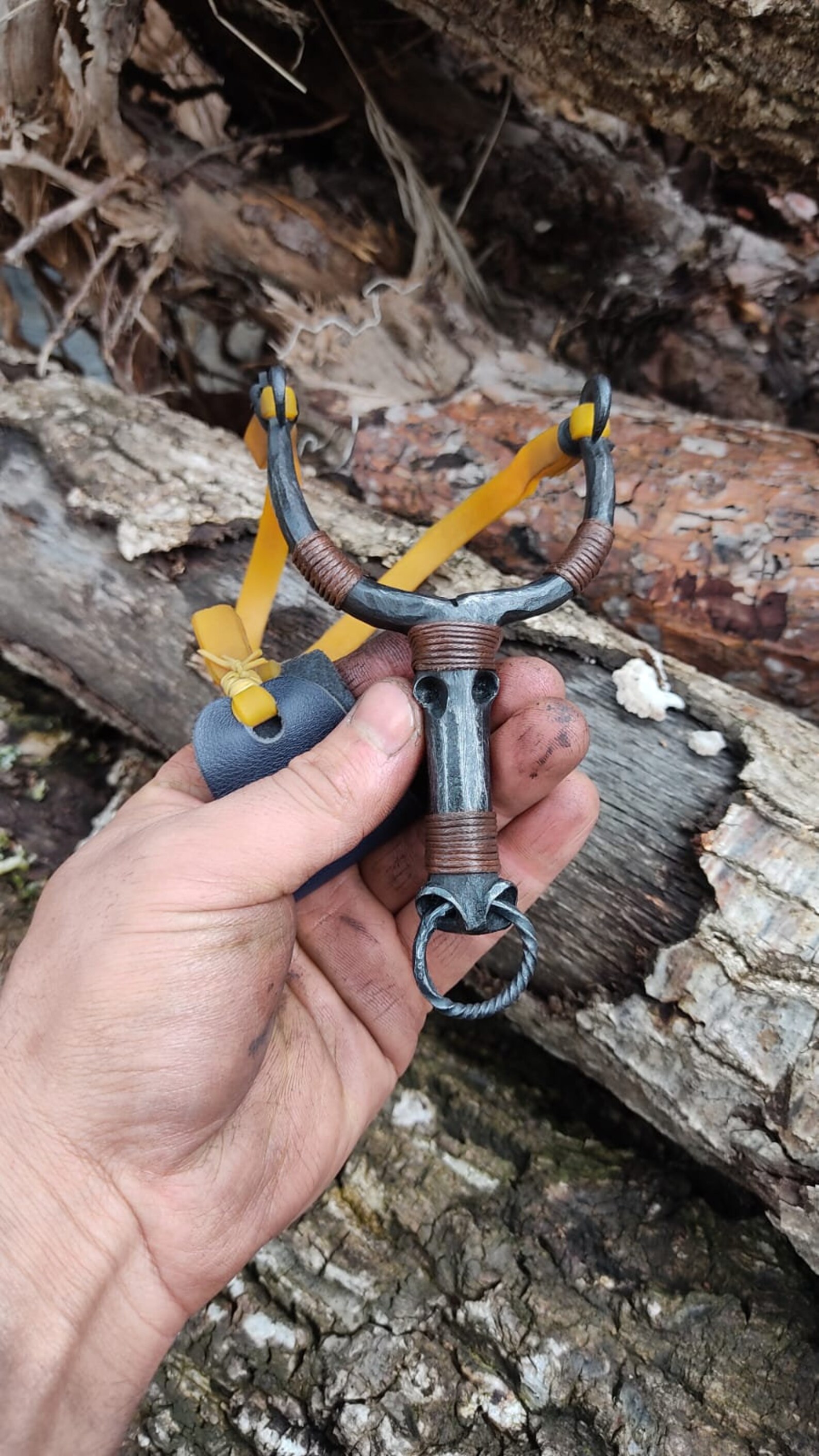 Handmade Slingshot Handcrafted Solid Steel Slingshots – Feel the Power ...