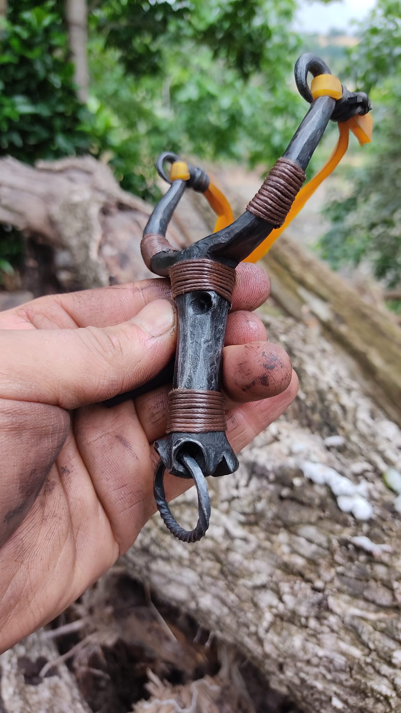 Handmade Slingshot Handcrafted Solid Steel Slingshots – Feel the Power ...