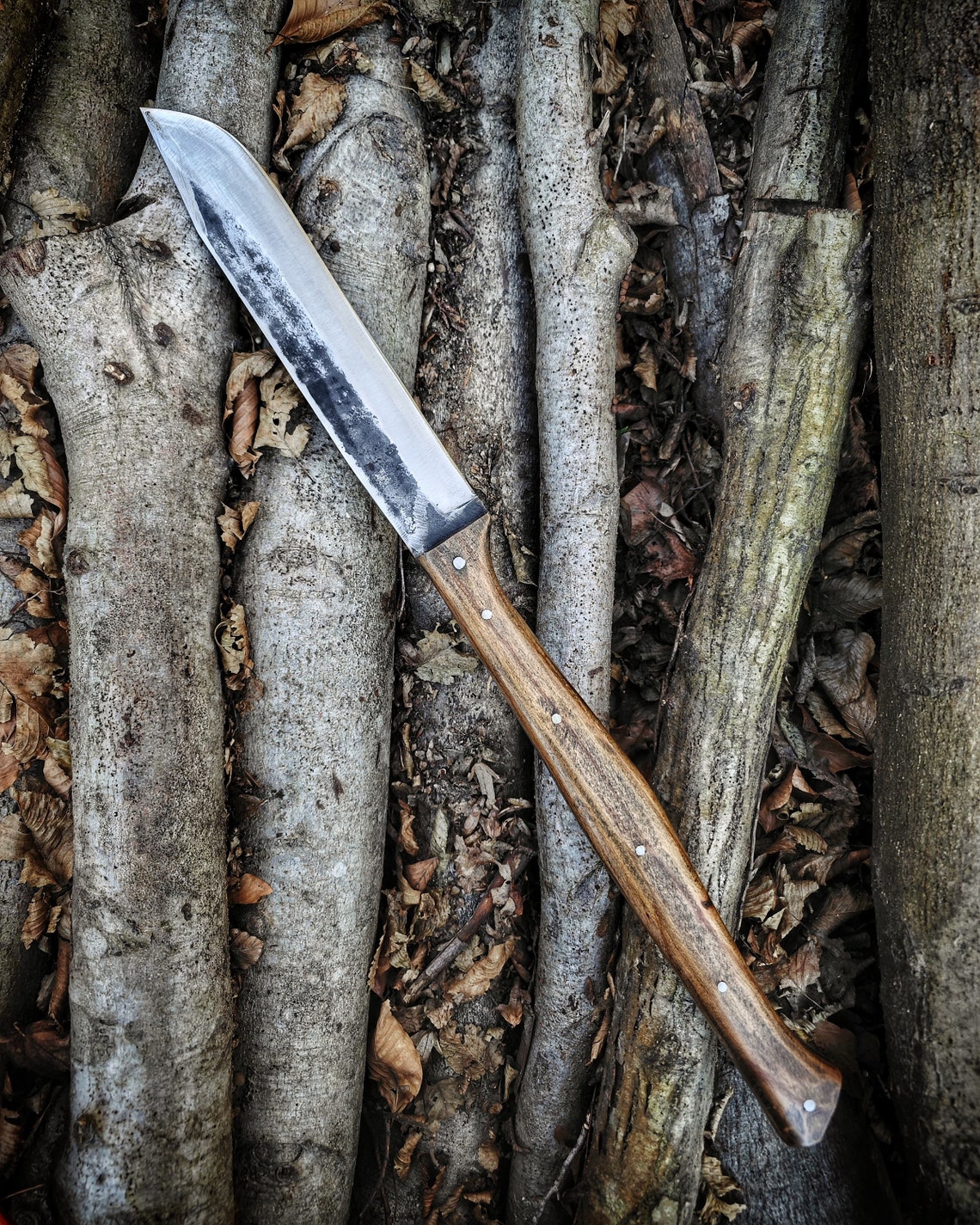 Blacksmith Handmade Forest Camp Machete Knife With Genuie Leather ...