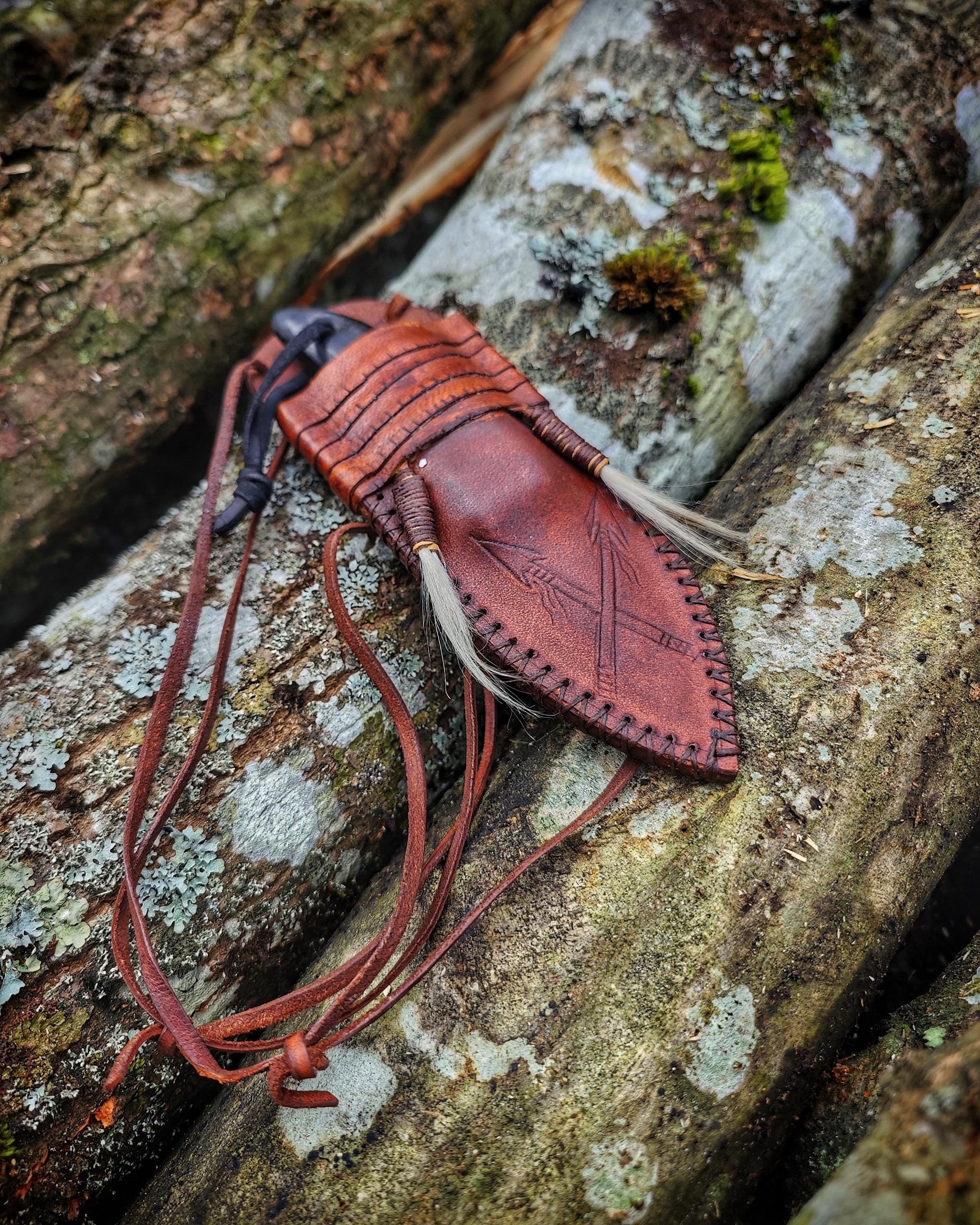 Handcrafted Primitive Neck Knife – the Spirit of Ancient Hunters, A ...