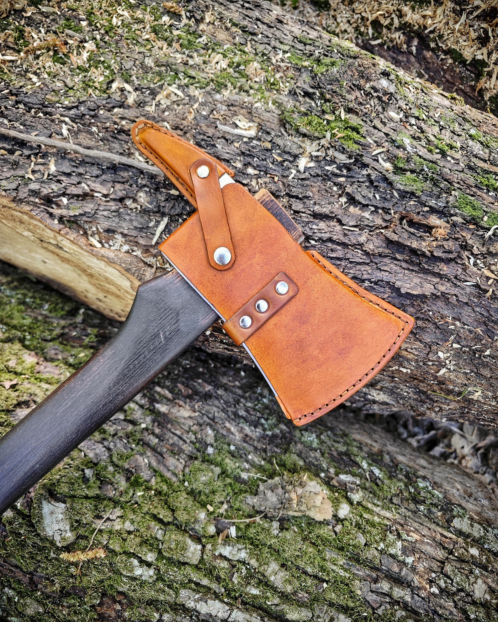 Hand Forged Rescuie Blacksmith Axe With Leather Sheath - Etsy
