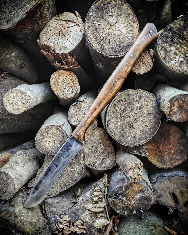 Blacksmith Handmade Forest Camp Machete Knife With Genuie Leather ...