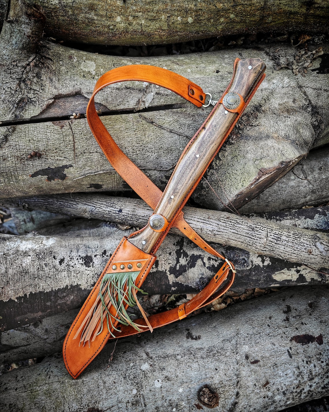 Blacksmith Handmade Forest Camp Machete Knife With Genuie Leather ...