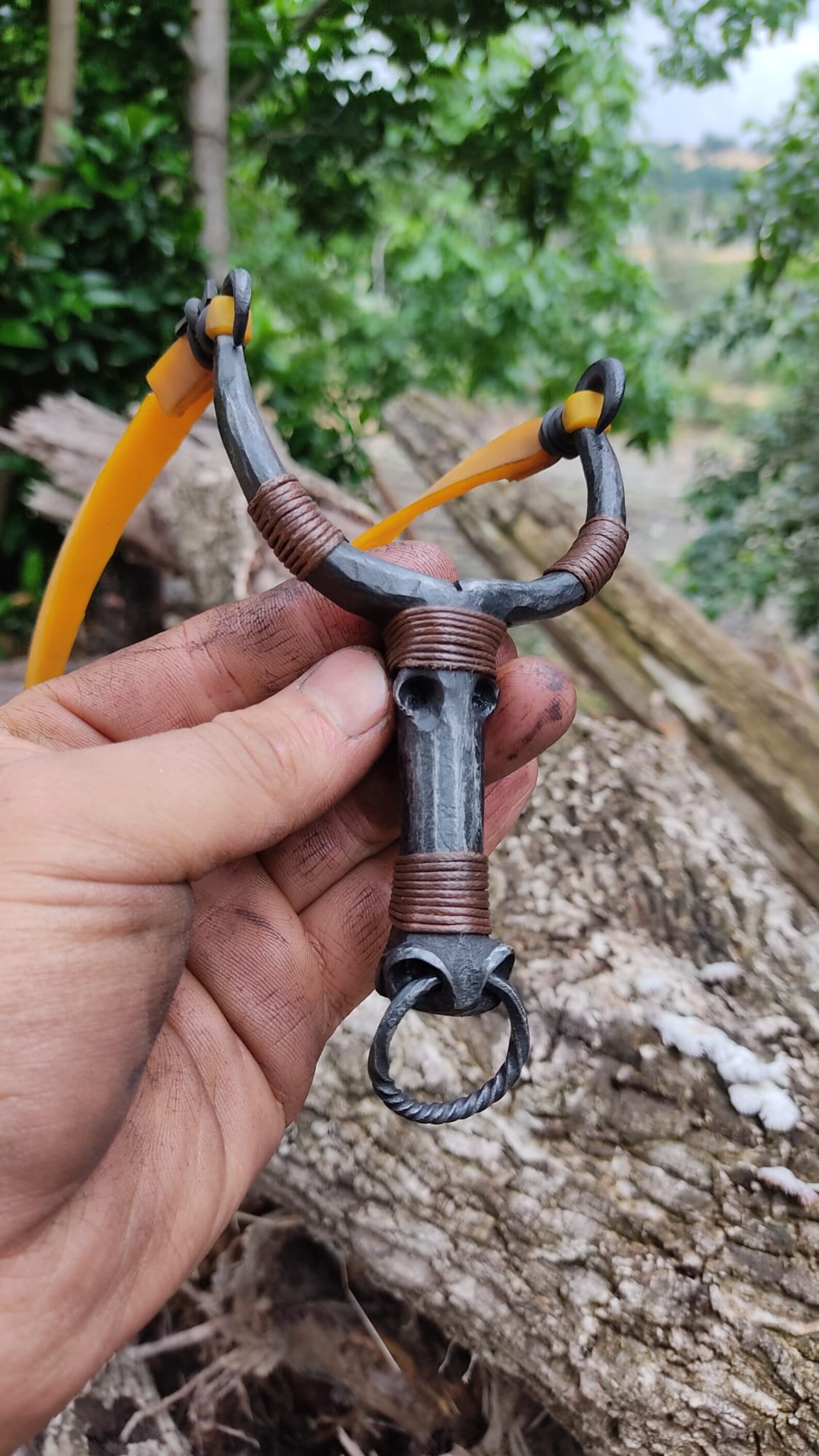Handmade Slingshot Handcrafted Solid Steel Slingshots – Feel the Power ...