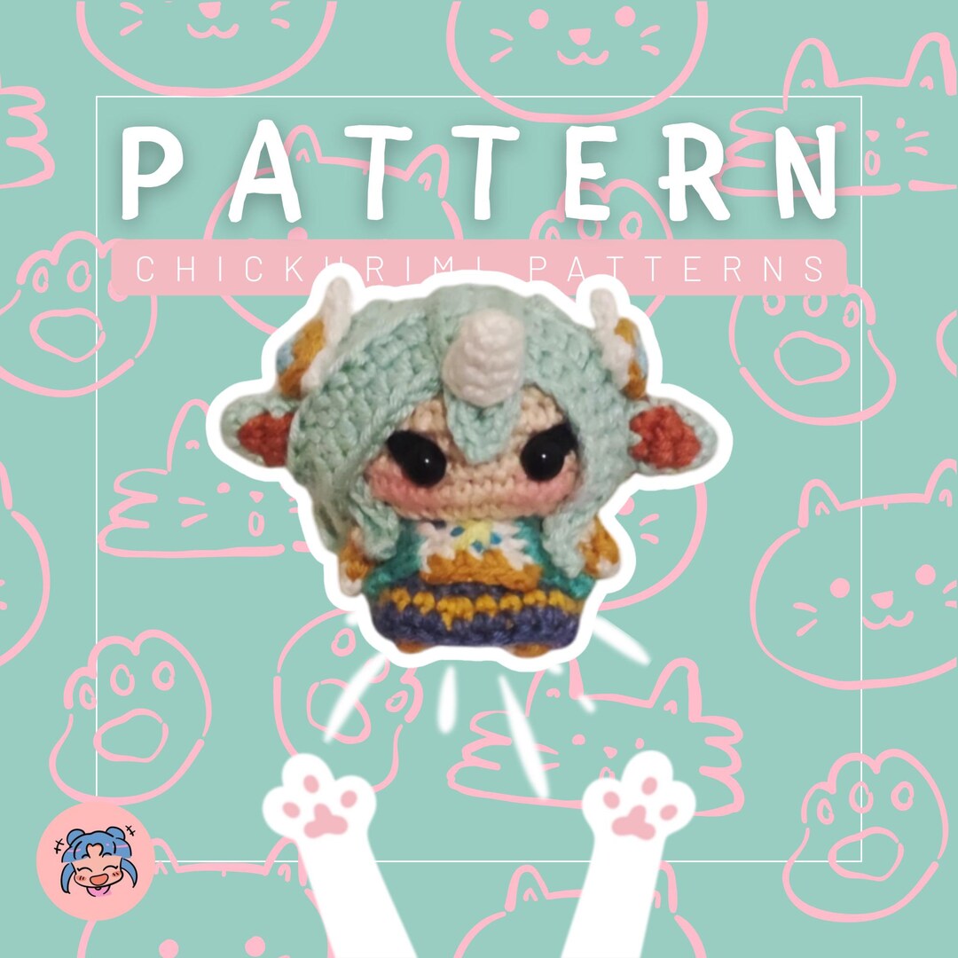 Celestial Healer Inspired Amigurumi Pattern - Crochet Doll Design -DIY ...