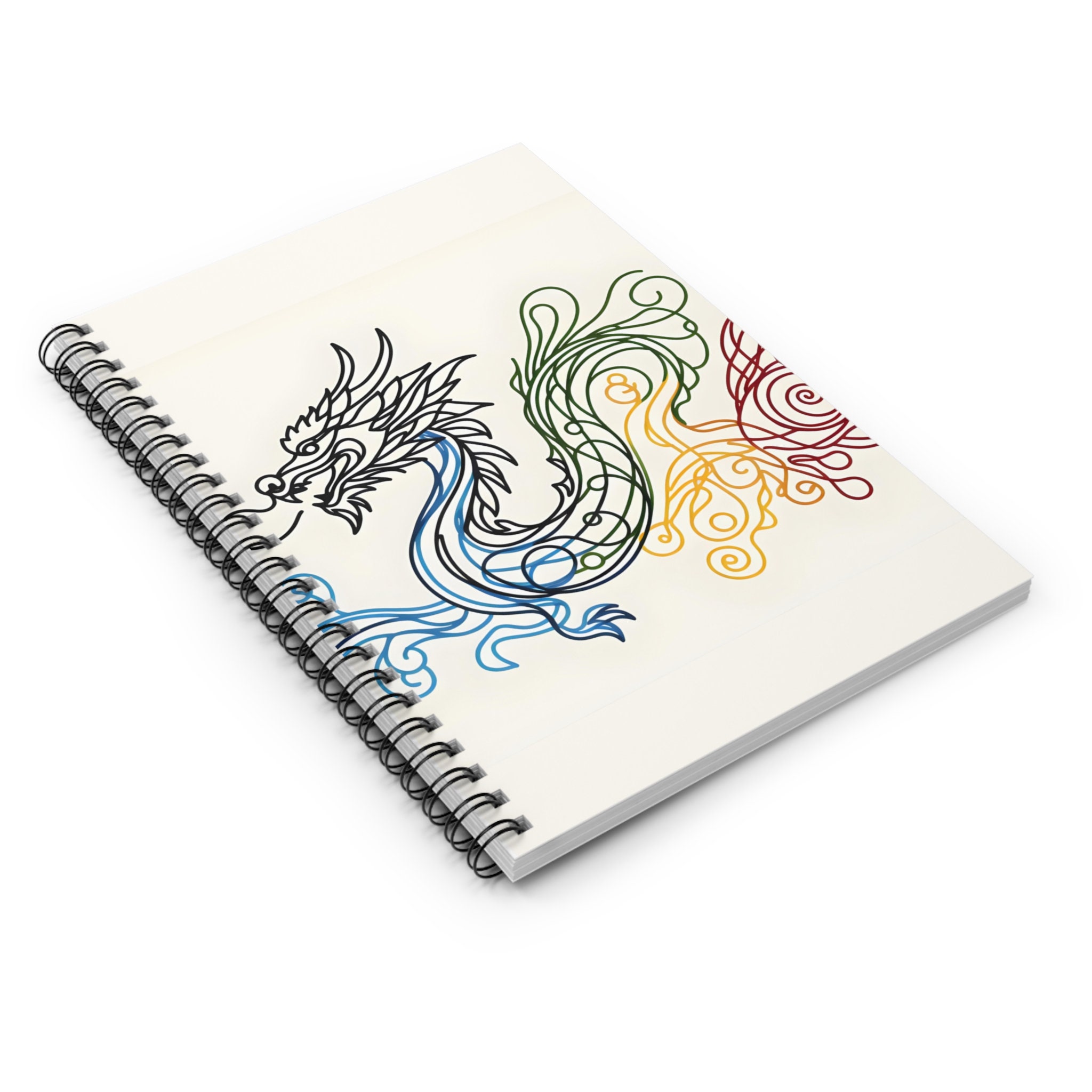Dragon Notebook, Dragon Line Art, Fantasy Lineart, Artful Linedrawing ...