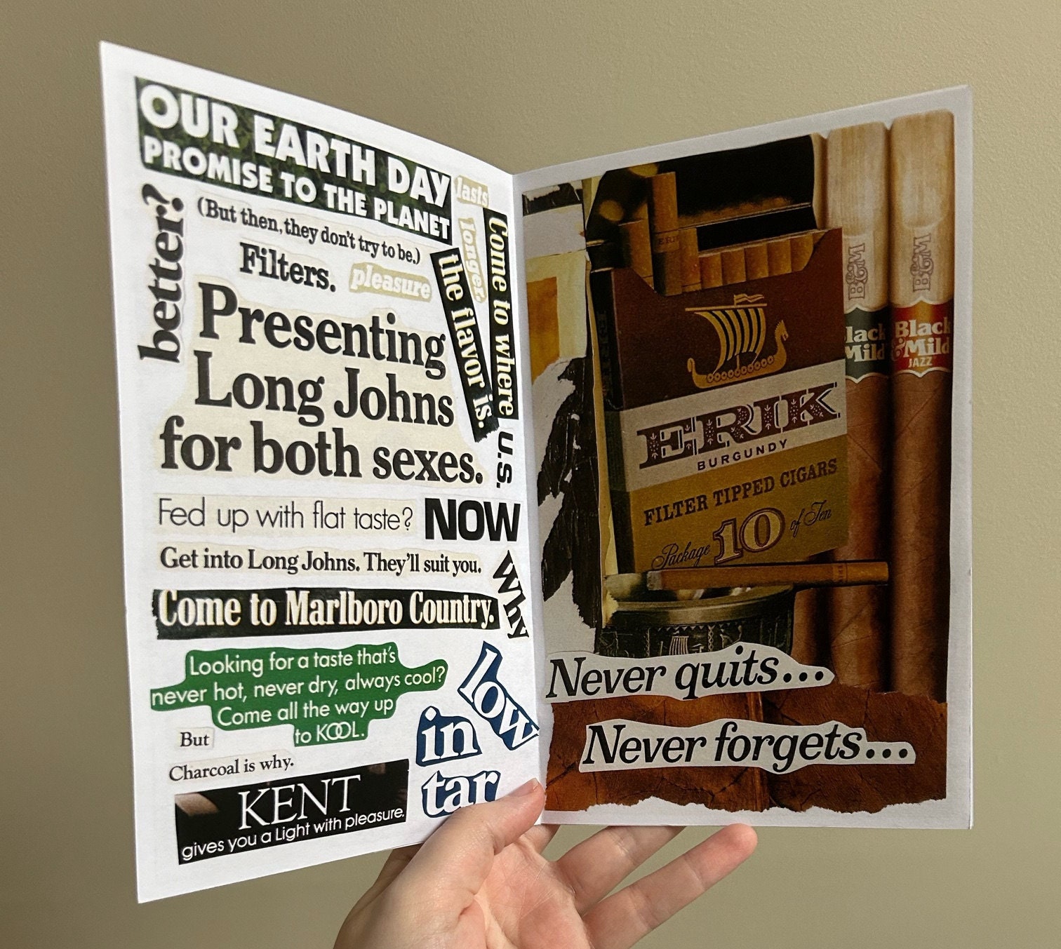 SMOKE 3 Collage Art Zine Set - Etsy