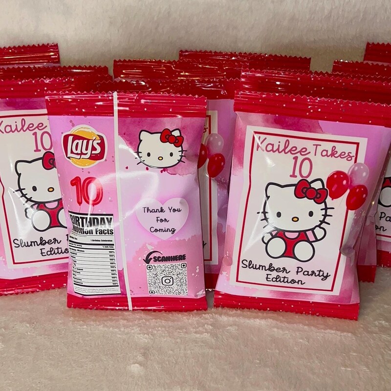 Custom Chip Bags - Etsy