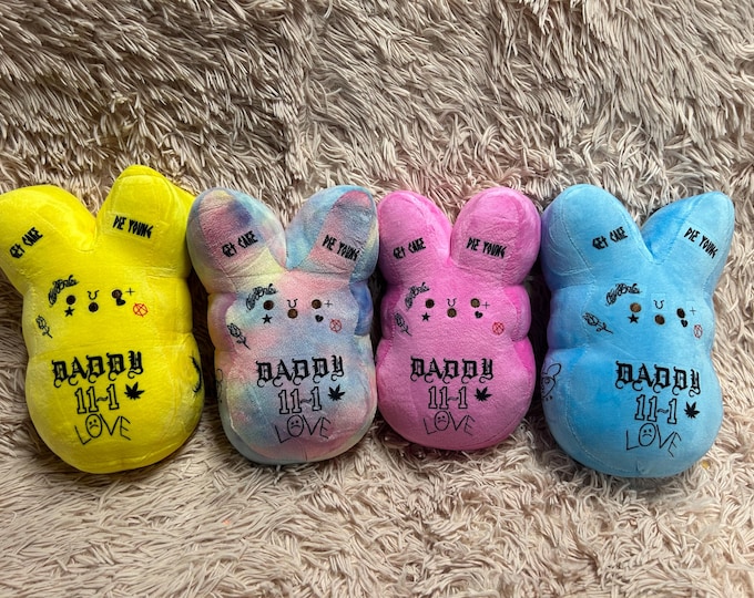10" Lil Peep Inspired Tattooed Peep Plush - Etsy