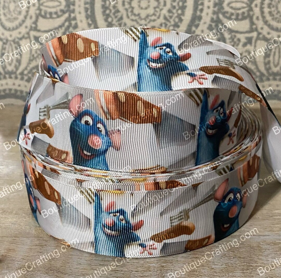 Disney Ratatouille Ribbon High Quality Grosgrain Ribbon by the Yard 1 ...