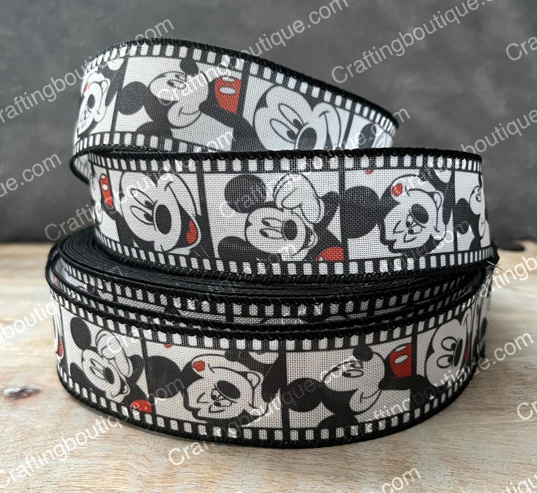 Wired Disney Ribbon High Quality Linen Ribbon Continuous Yards 1", 1.5 ...