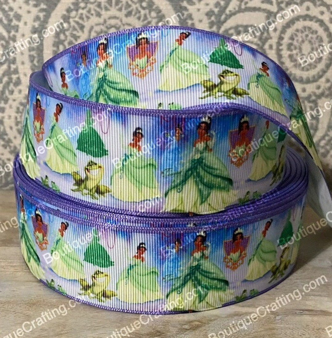 Disney Princess and the Frog Ribbon High Quality Grosgrain Ribbon by ...