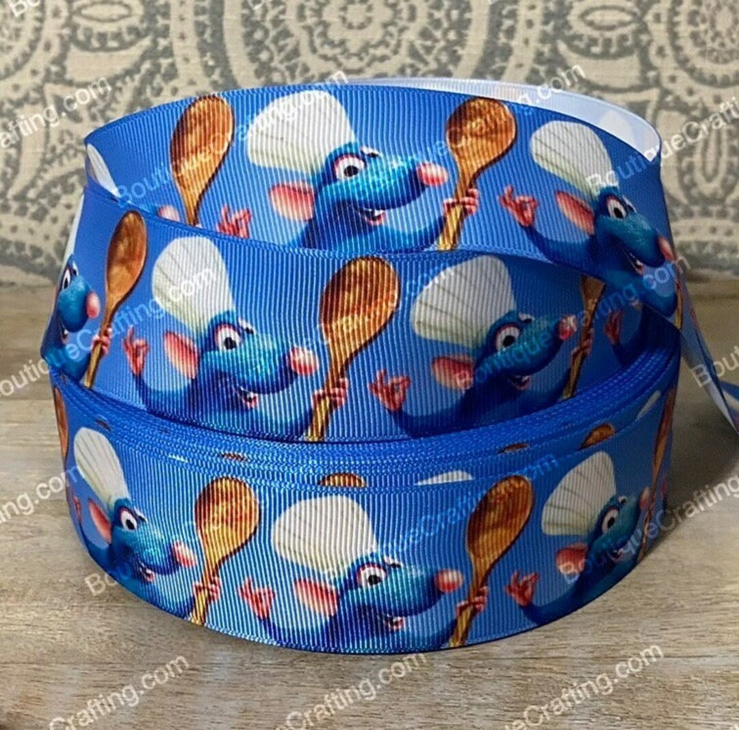 Disney Ratatouille Ribbon High Quality Grosgrain Ribbon by the Yard 1 ...