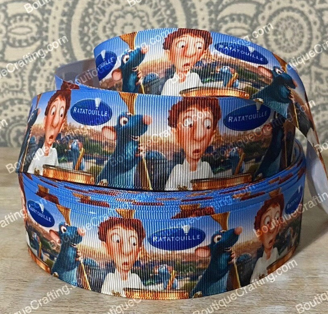 Disney Ratatouille Ribbon High Quality Grosgrain Ribbon by the Yard 1 ...