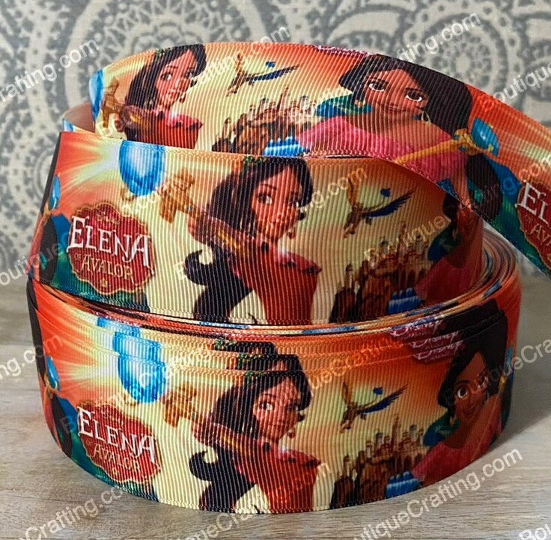 Disney Elena of Avalor Ribbon High Quality Grosgrain Ribbon by the Yard ...