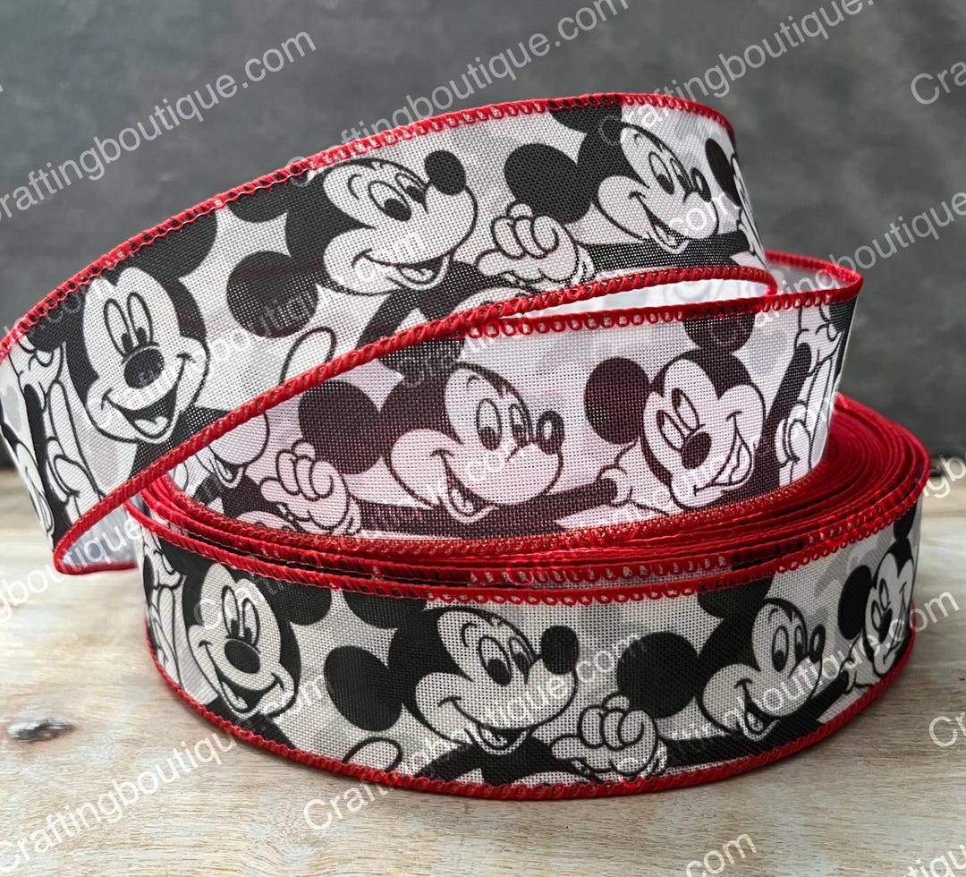 Wired Disney Ribbon High Quality Linen Ribbon Continuous Yards 1", 1.5 ...