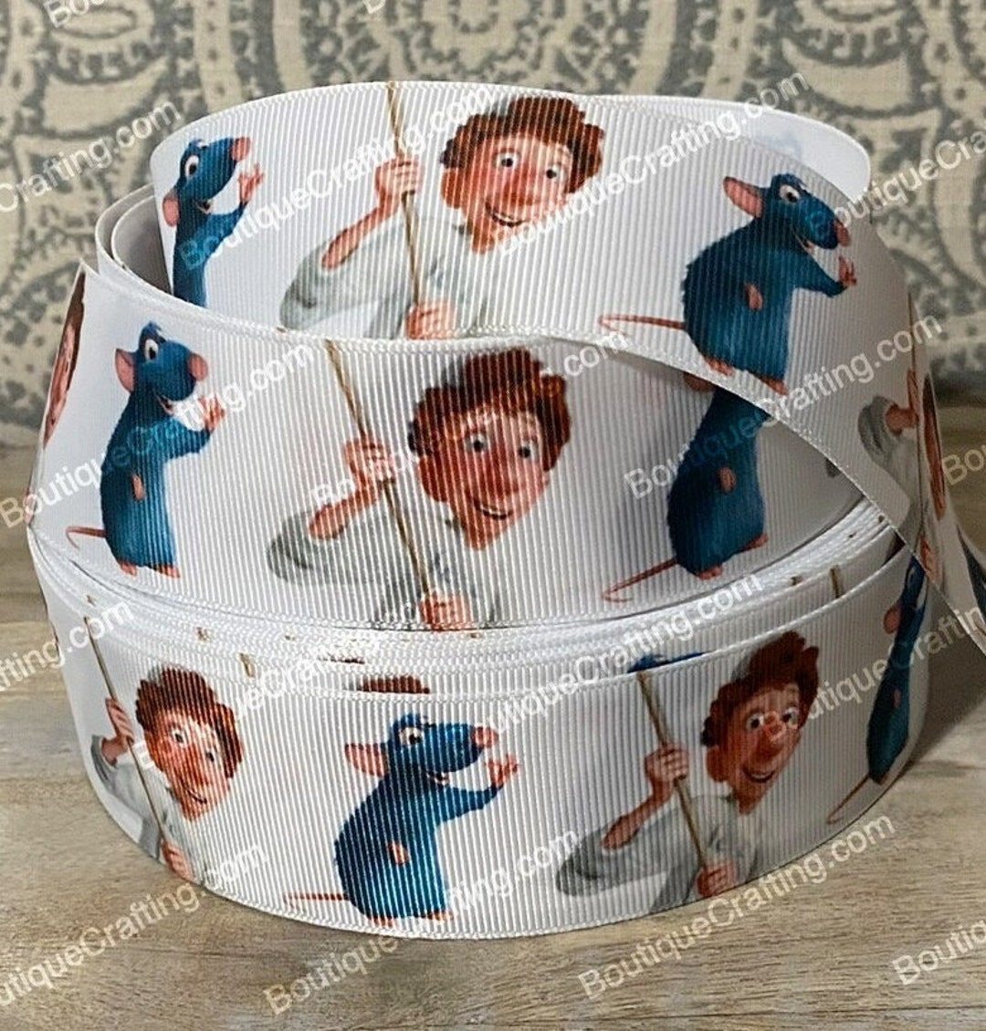 Disney Ratatouille Ribbon High Quality Grosgrain Ribbon by the Yard 1 ...