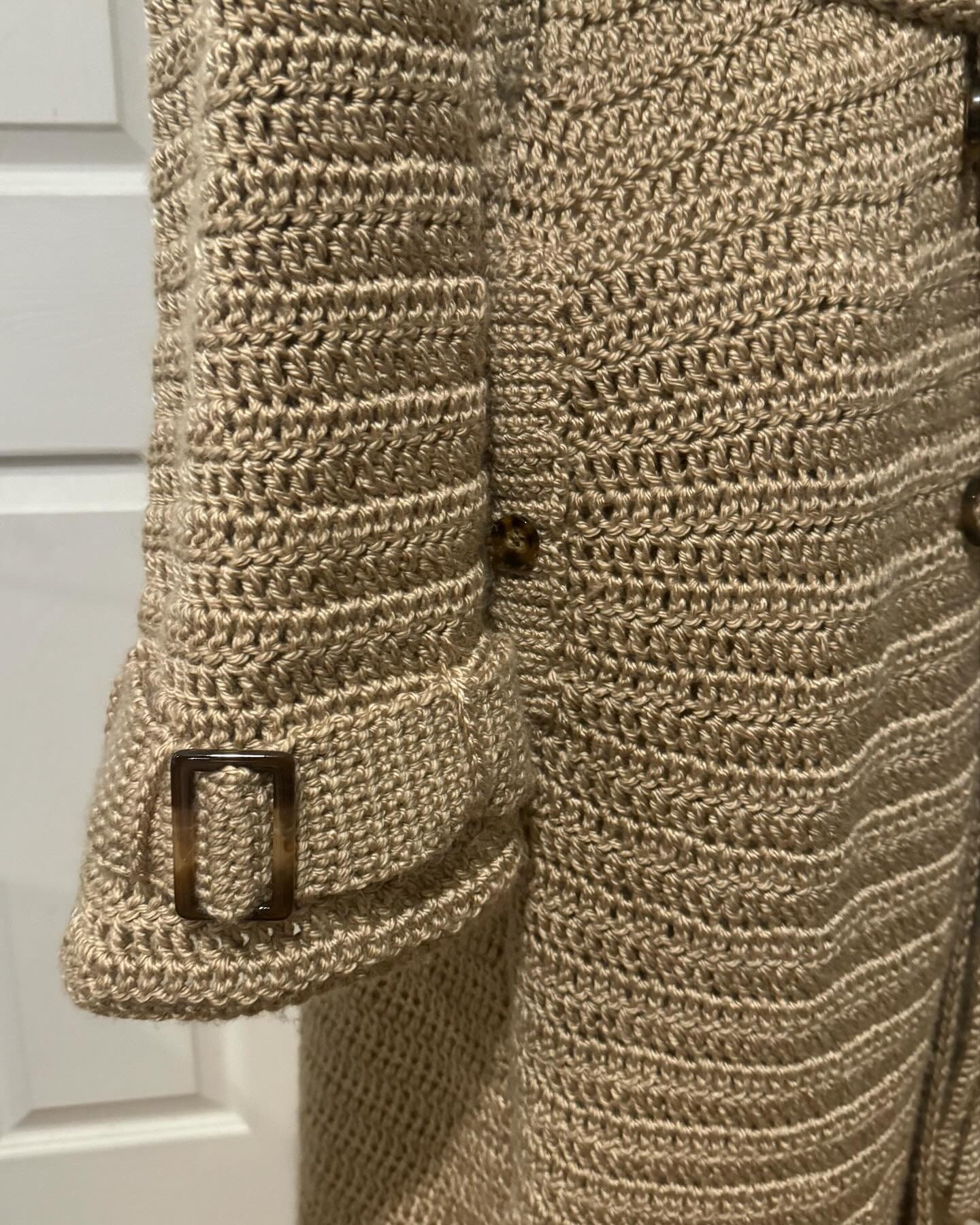 Handmade Crochet Trench Maxi Coat - Etsy