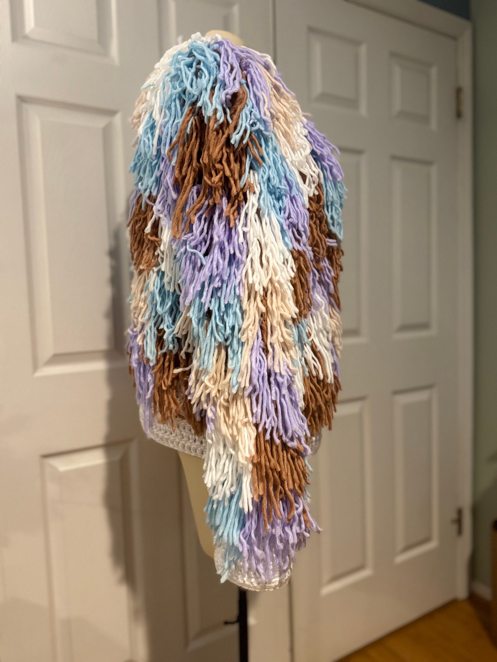 Handmade Crochet Fringe Jacket - Etsy