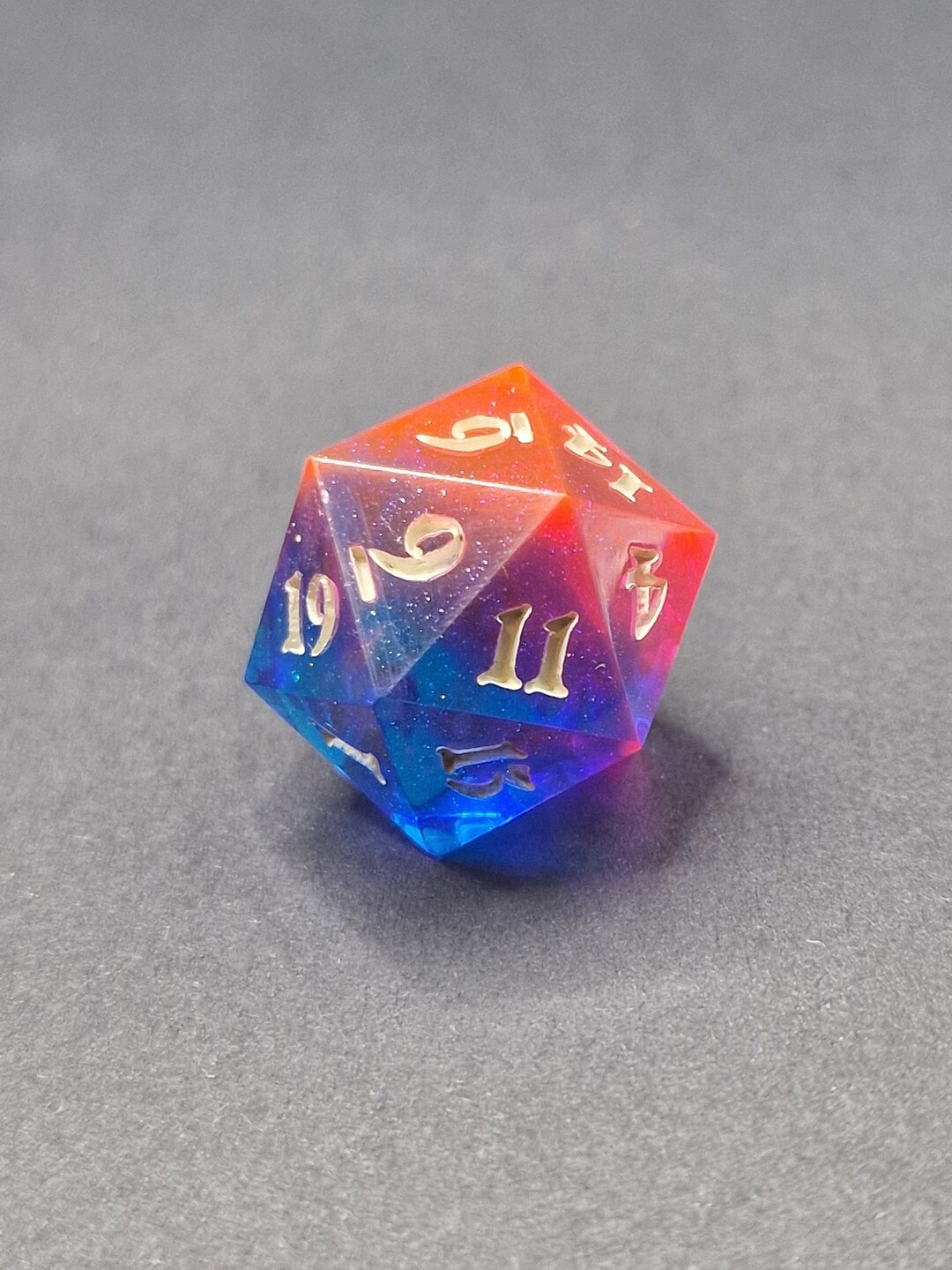 Bi Vibes 7 Piece Polyhedral Dice Set - Etsy