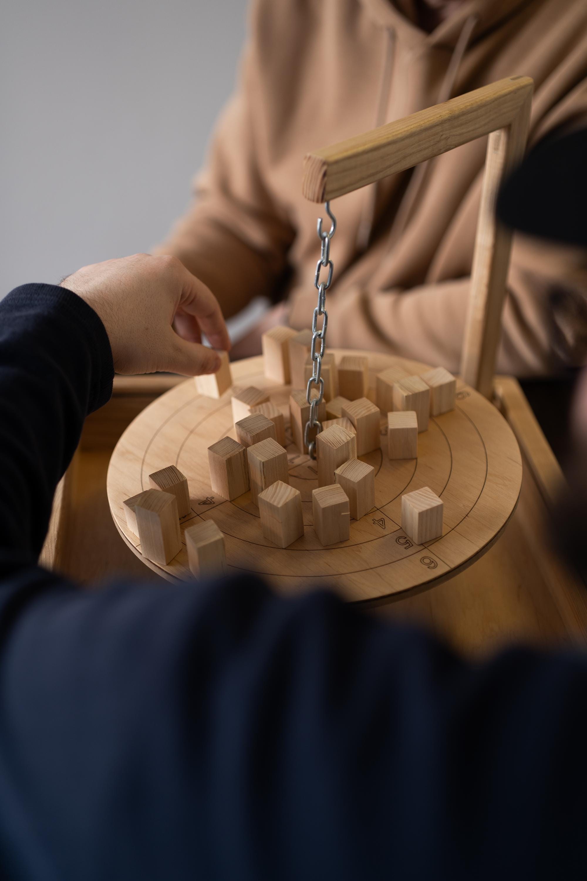 Handmade Wooden Balance Board Game: Family Skill & Dexterity - Etsy