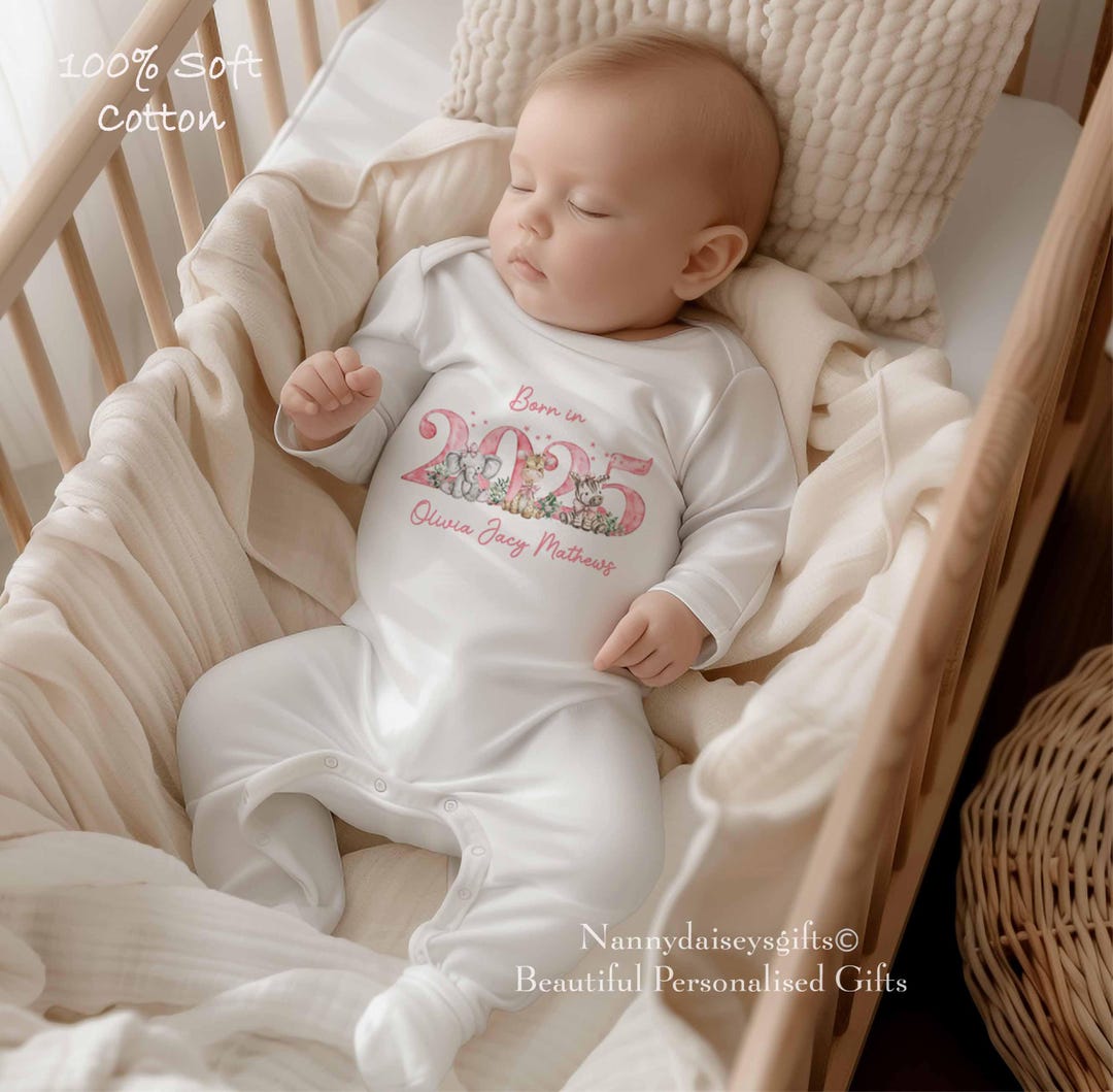 Baby's New Born ~birthday ~gift~*baby Gro , Set , Bib Vest ...