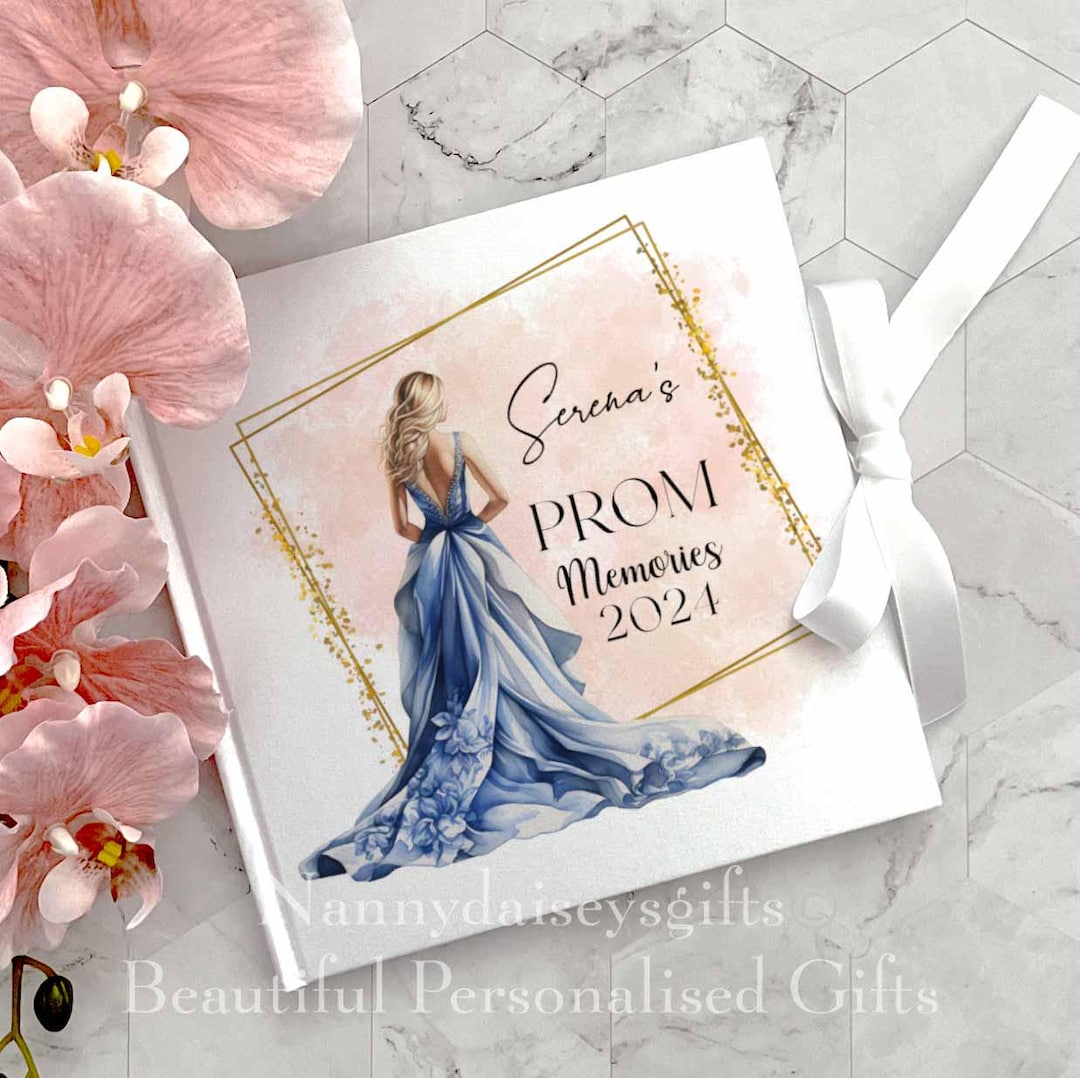 Prom Book~ Keepsake ~prom Party~ School Memories ~scrapbook ~ Blank ...