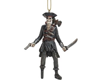 Pirates of the Caribbean Christmas Tree Ornament, Pirate Skull ...